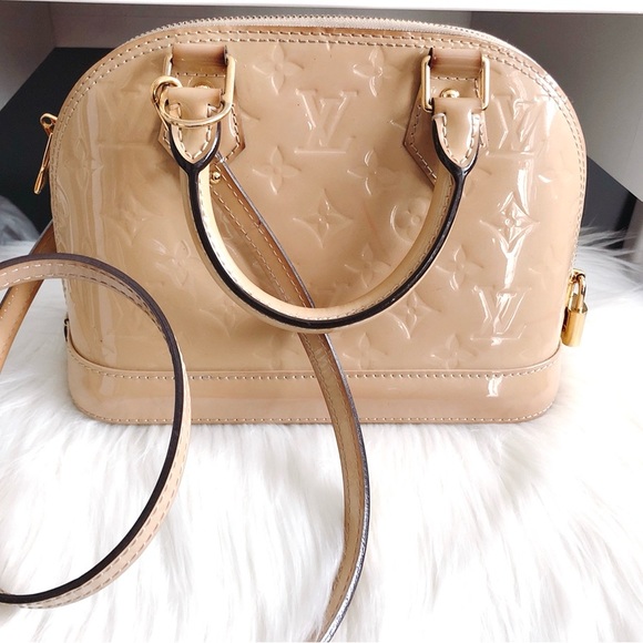 Louis Vuitton | Bags | Louis Vuittonrose Angelique Monogram Vernis Alma ...